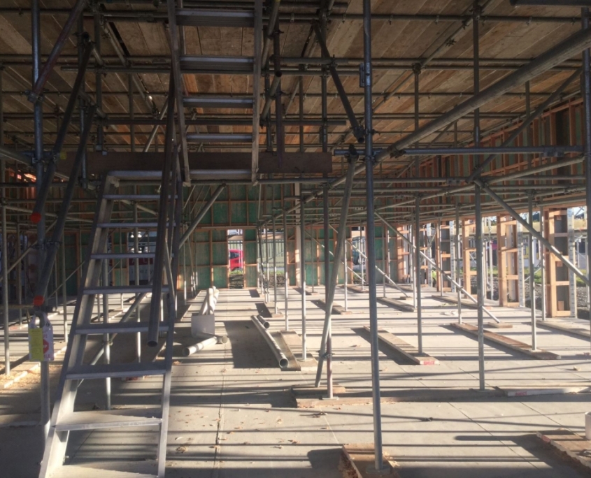 Propping Scaffolding Christchurch Canterbury